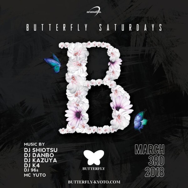 iFLYER: BUTTERFLY SATURDAYS @ BUTTERFLY nightclub, 京都府 / 会場