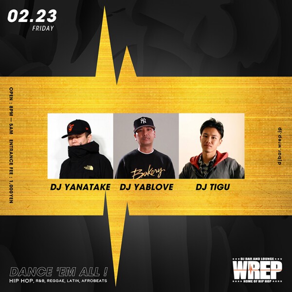 iFLYER: WREP 4th FRIDAY @ DJ Bar & Lounge WREP, 東京都