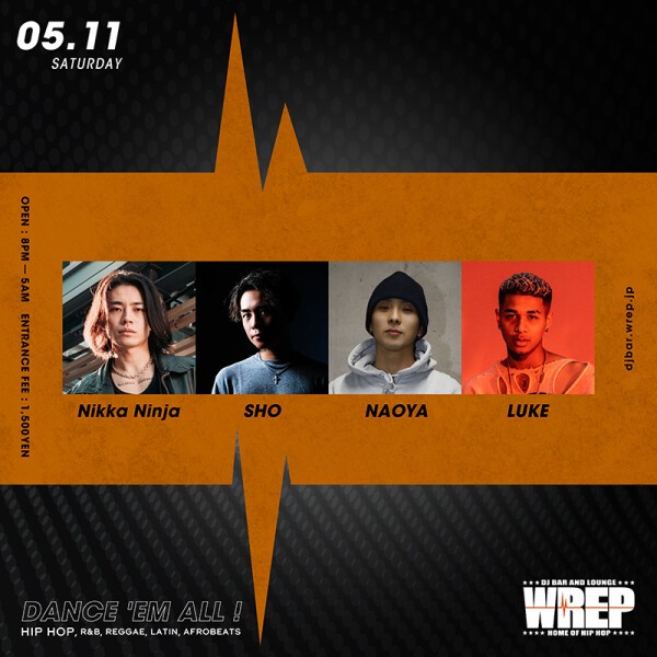 iFLYER: WREP 2nd SATURDAY @ DJ Bar & Lounge WREP, 東京都 / 会場