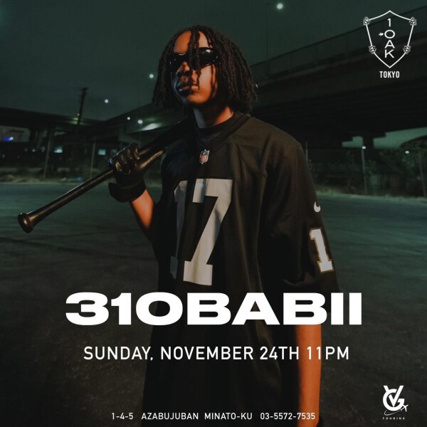 iFLYER: 310BABII 来日公演 at 1 OAK TOKYO, Tokyo